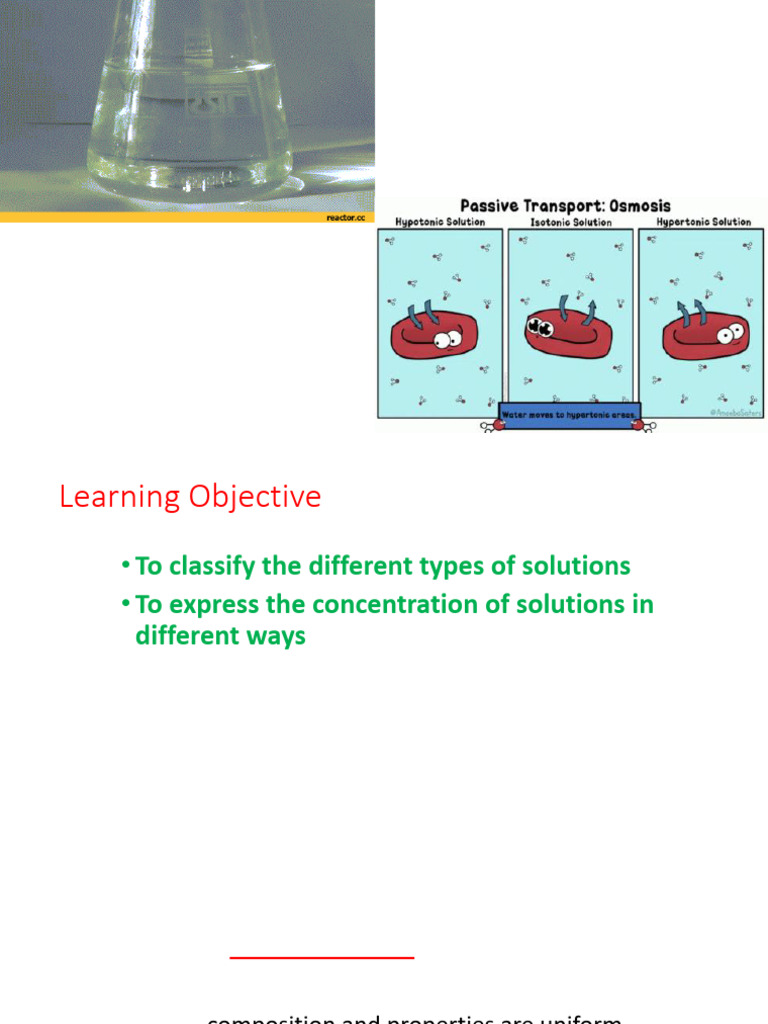Types and Concentrations of Solutions | PDF | Solubility | Concentration