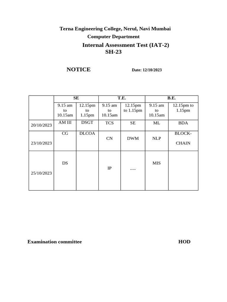 SH23 IAT 2-Student | PDF