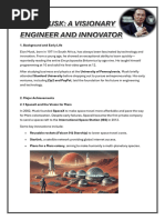 Elon_Musk_Biography | PDF | Elon Musk