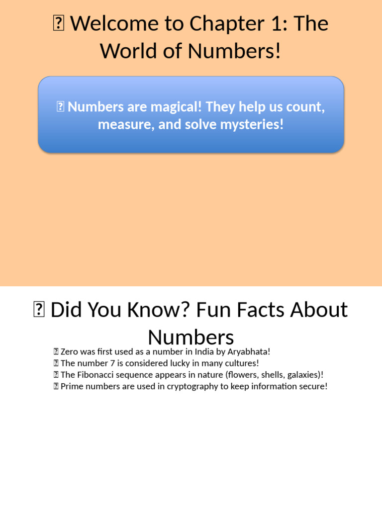 Chapter 1 Numbers Enhanced | PDF