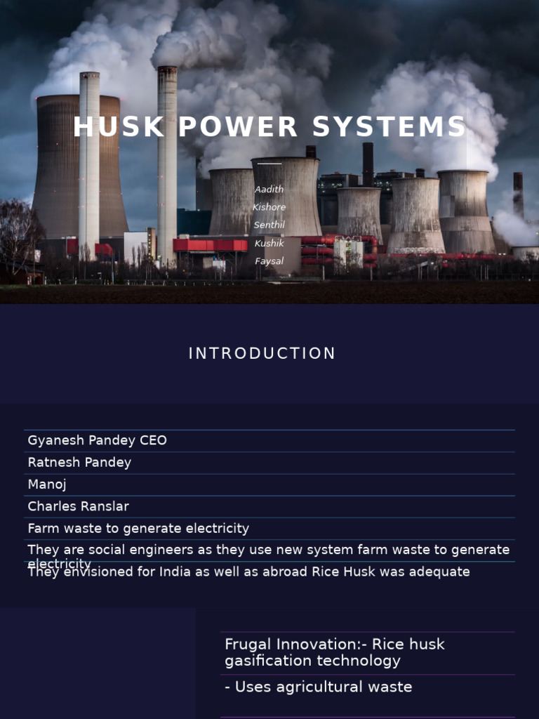 Husk Power Systems | PDF