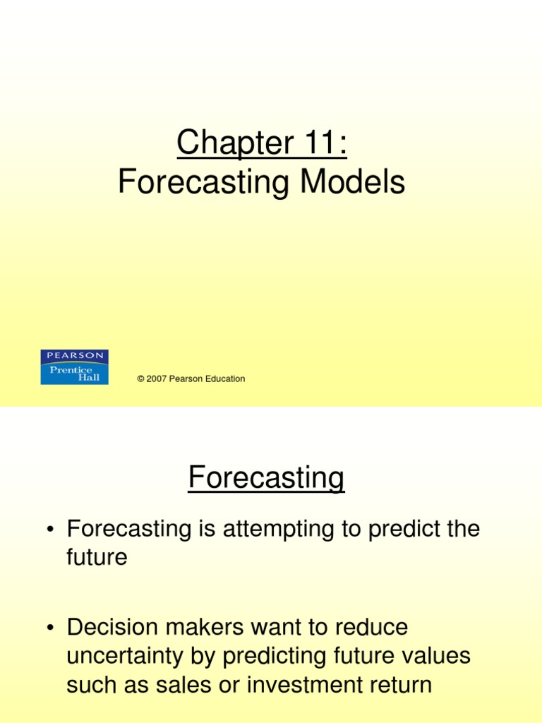 Chapter 11 | PDF | Forecasting | Regression Analysis