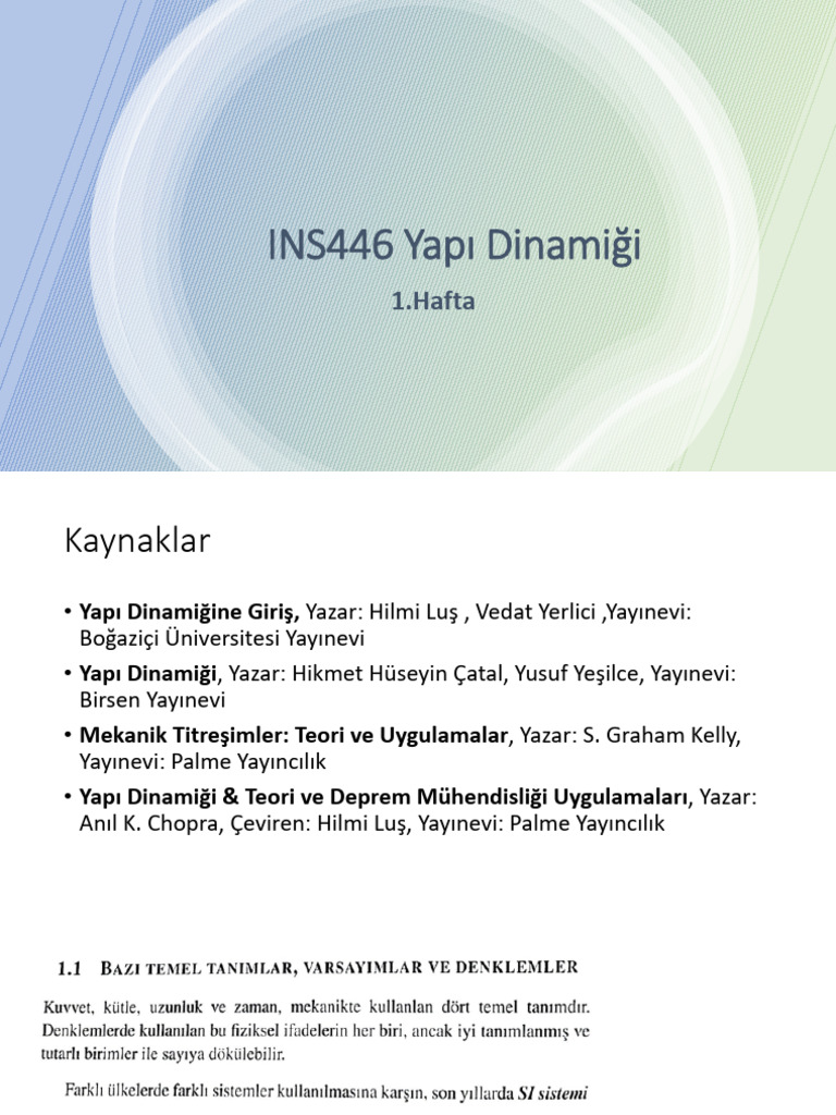 1 Hafta | PDF