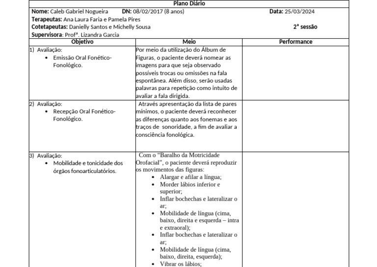Plano Caleb 2 | PDF | Fonologia | Linguística