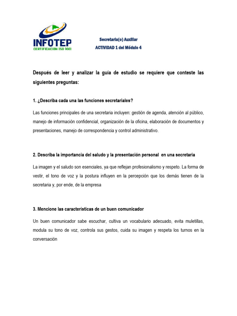 Actividad 1 Modulo 4 | PDF | Ropa