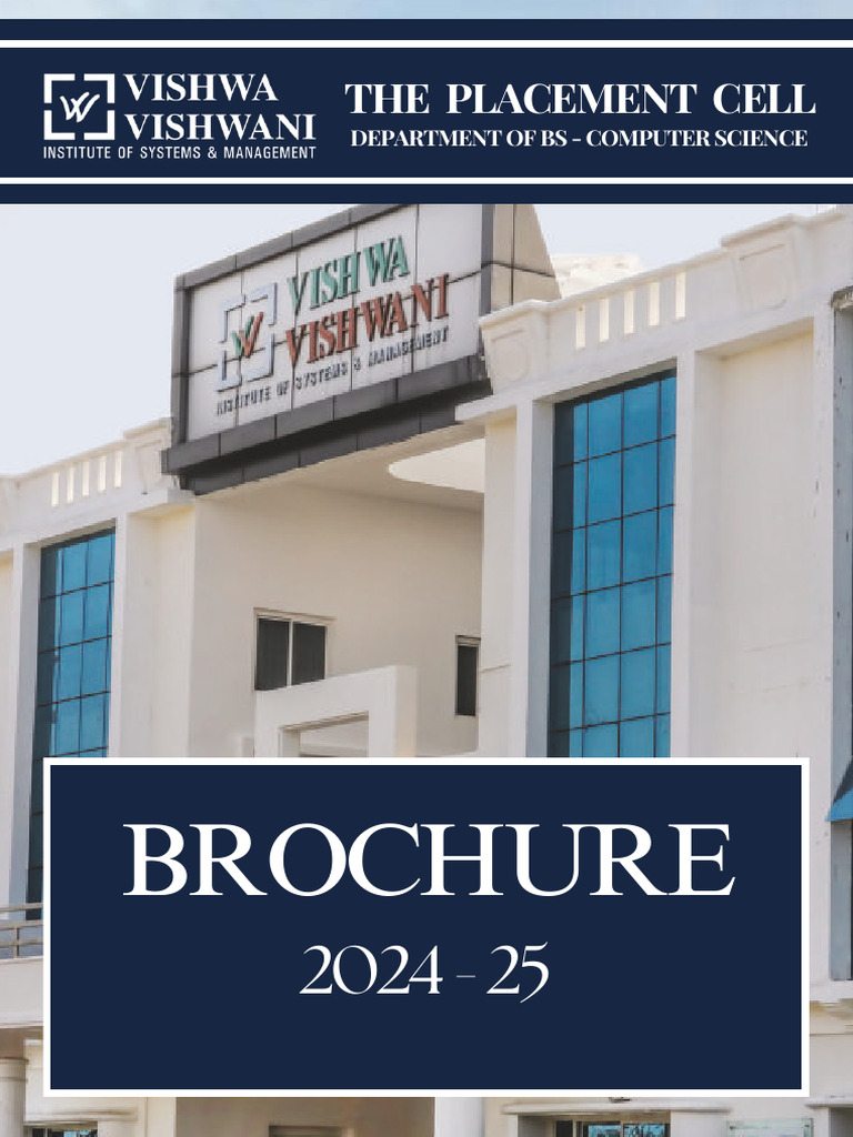 VVISM Placement Brochure 2024-25 | PDF | Data | Data Science