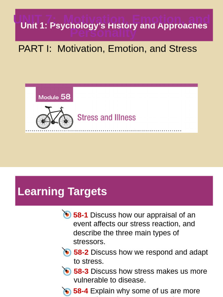 Updated AP Myers3e MOD 58 | PDF | Stress (Biology) | Fight Or Flight ...