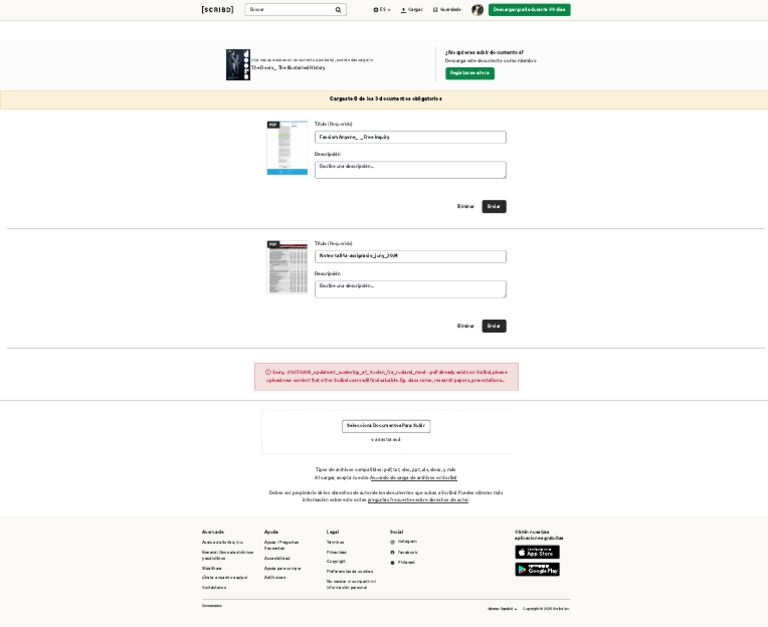 Suba un documento _ Scribd | PDF | Scribd