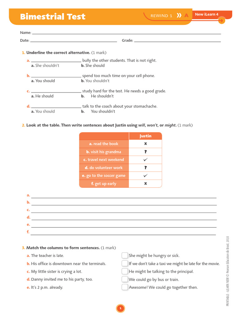 3 Ilearn 4 Test Student R1 | PDF