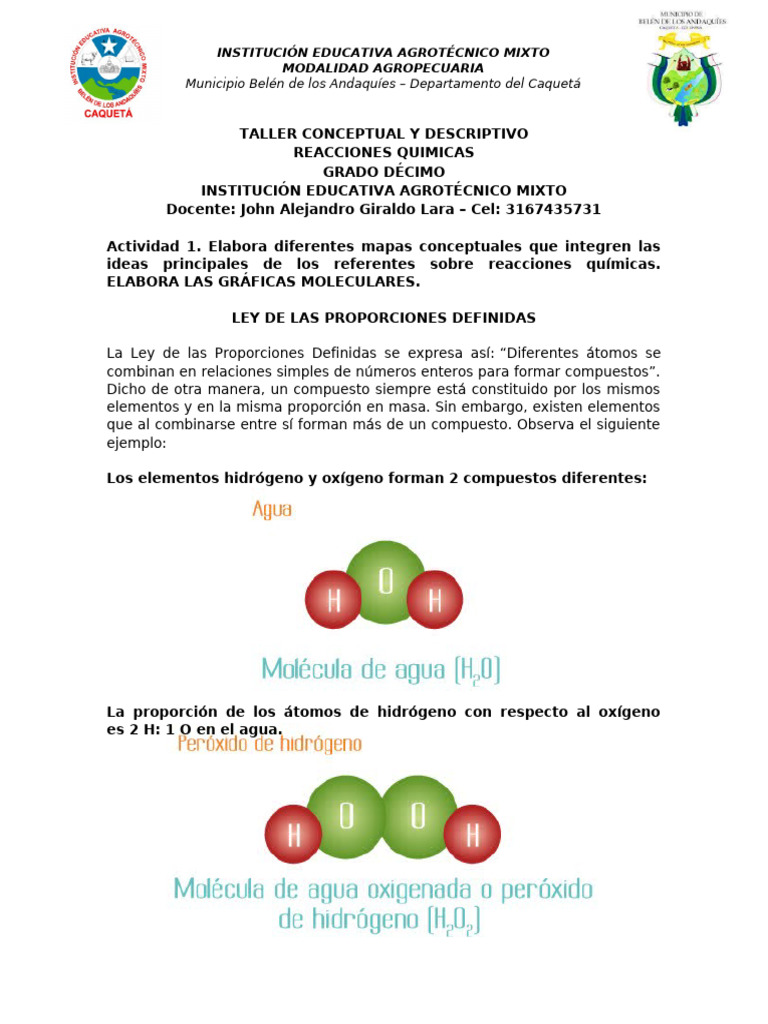 GuiaLab Decimo | PDF | Compuestos químicos | Química