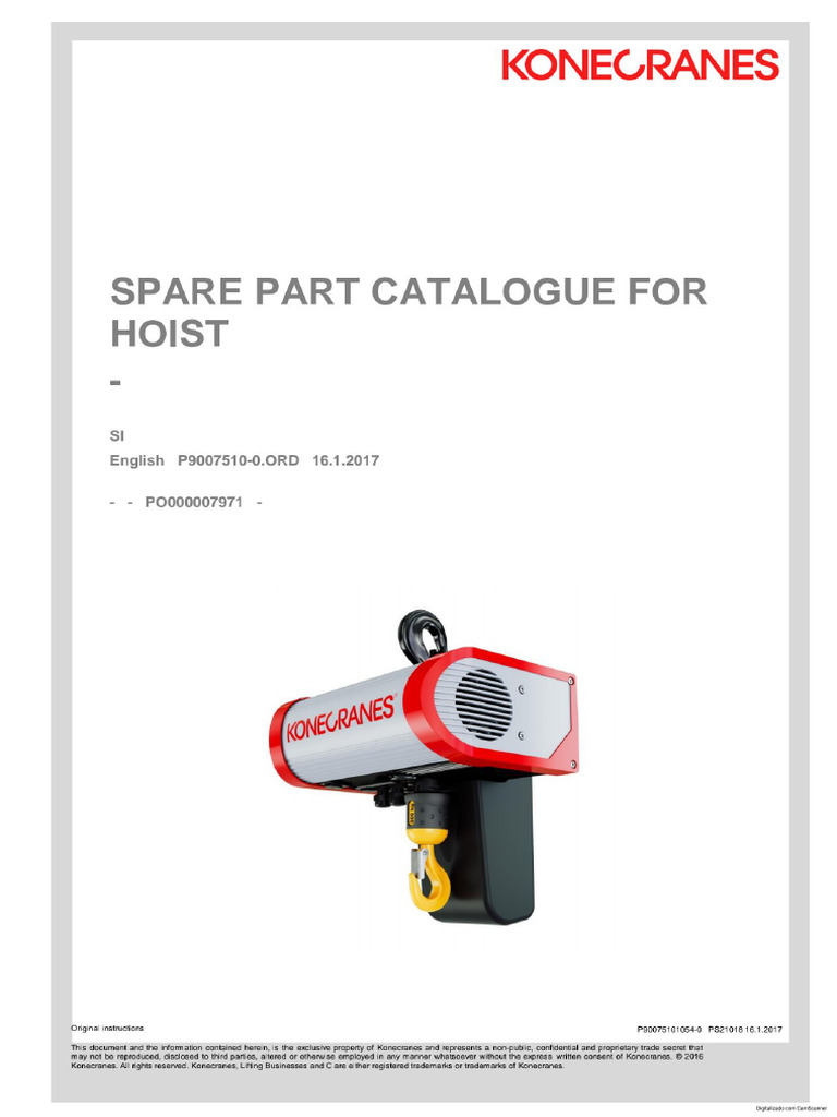 Konecranes CLX10 C - Wartsila | PDF
