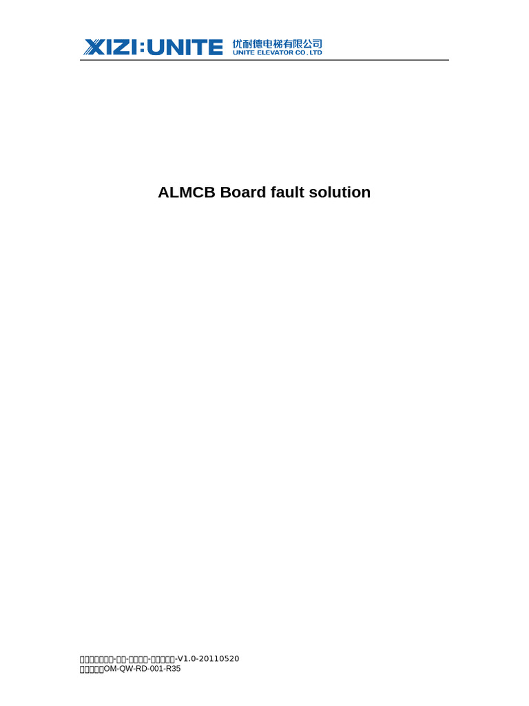 ALMCB Board Fault solutionENG | PDF | Rectifier | Voltage