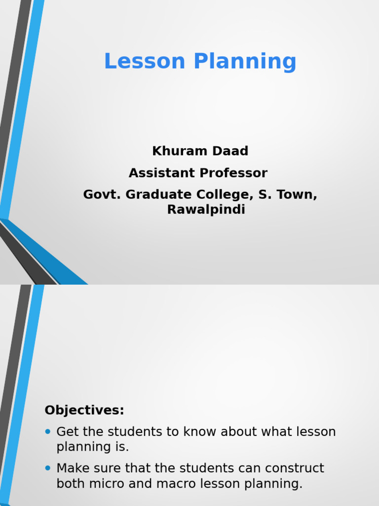 Essential Guide to Lesson Planning | PDF | Teachers | Educational ...