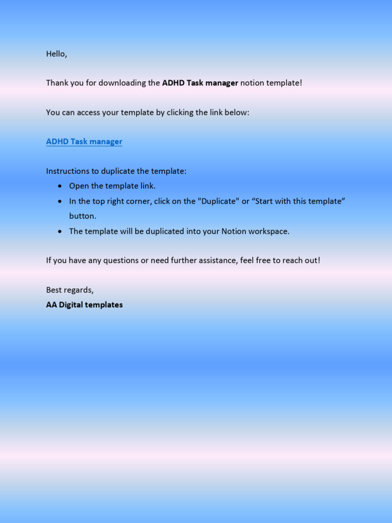 ADHD Task Manager | PDF