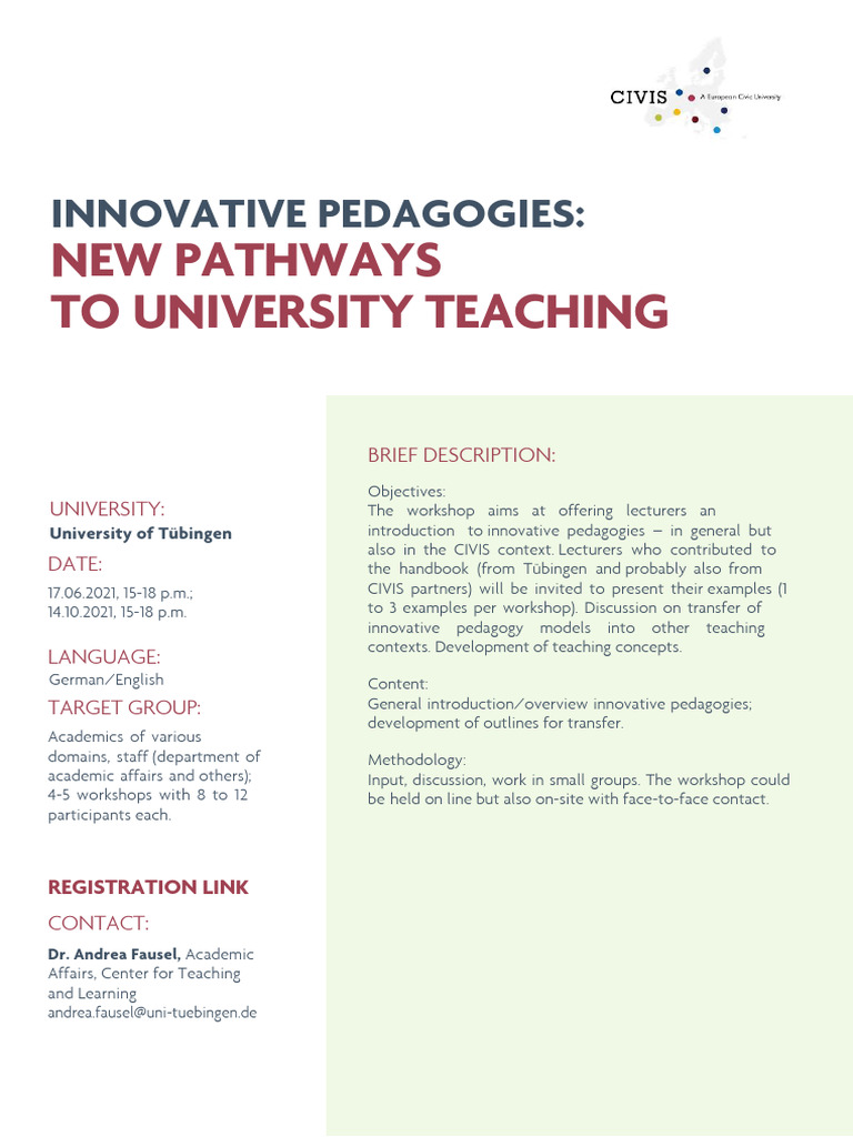 Ut Innovative Pedagogies | PDF