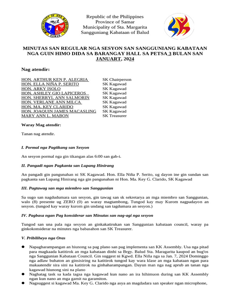 First Session | PDF