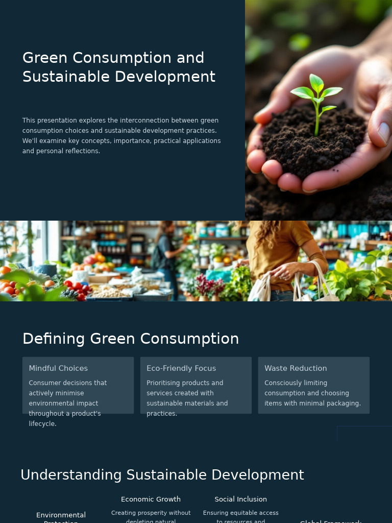 Green Consumption and Sustainable Development | PDF | Sustainability ...