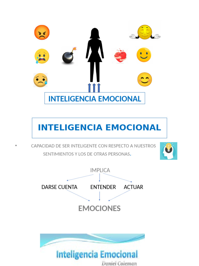 Inteligencia Emocional Diapositivas | PDF | Las emociones | Inteligencia emocional