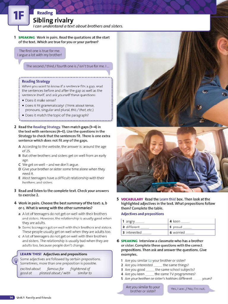 1F Siblings Rivalry | PDF