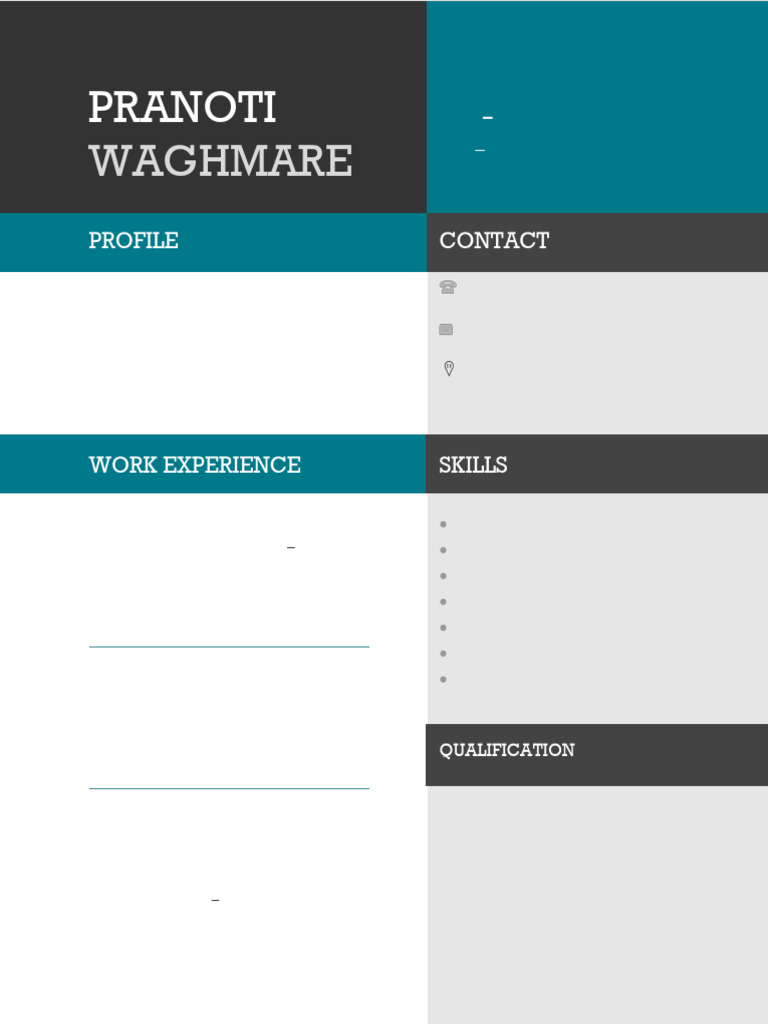 Pranoti Waghmare Resume | PDF