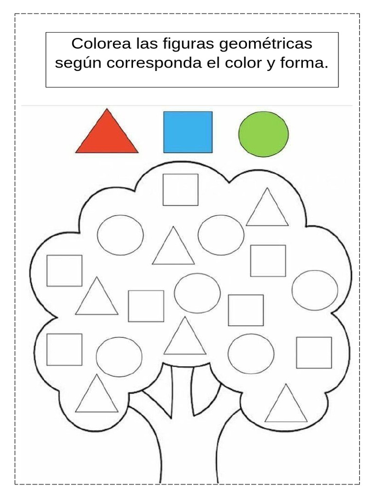 Figuras Geometricas Por Color y Forma | PDF
