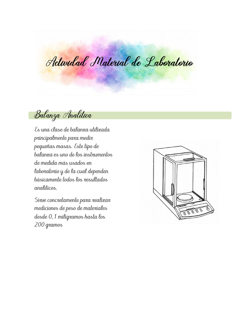 Actividad Material de Laboratorio | PDF | Ph | Filtración
