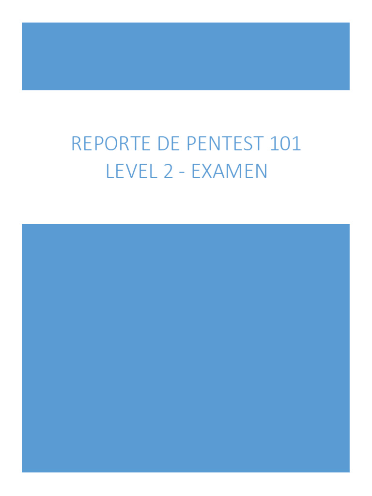 Informe de Pentesting: Vulnerabilidades Detectadas | PDF | Red privada ...
