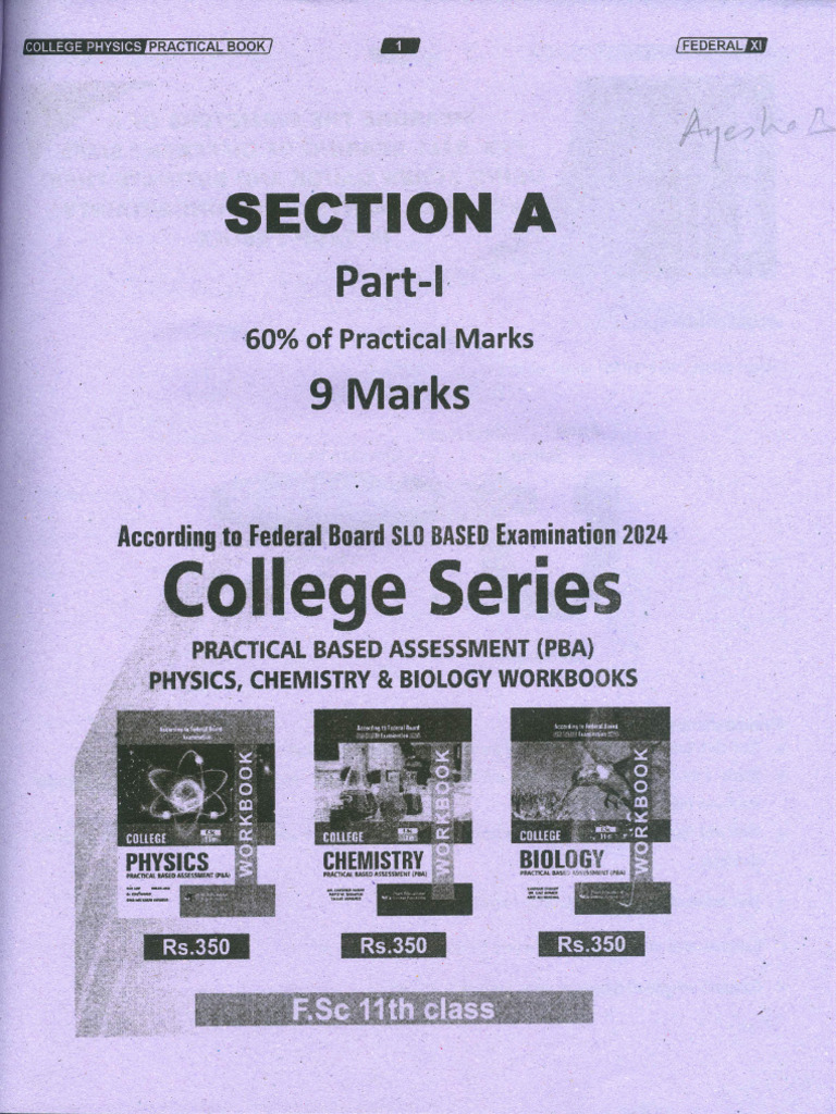 11th Physics Solved PBA Book 2 | PDF