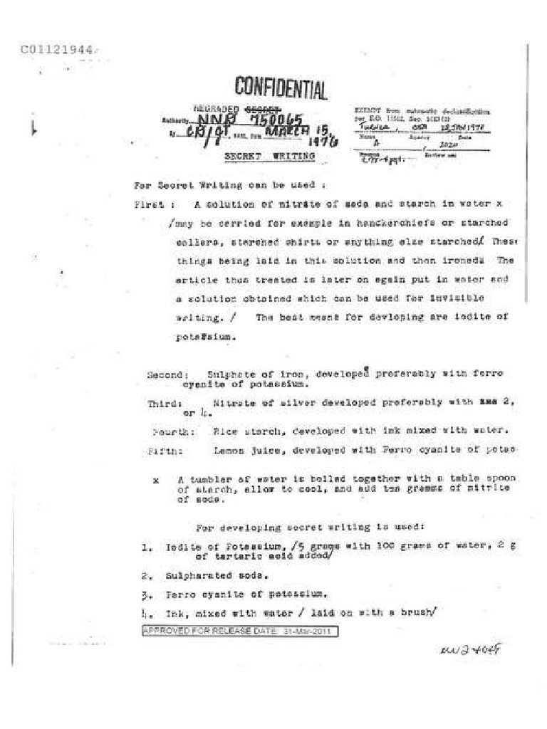 Page1 463px Secret Writing Document Three PDF | PDF
