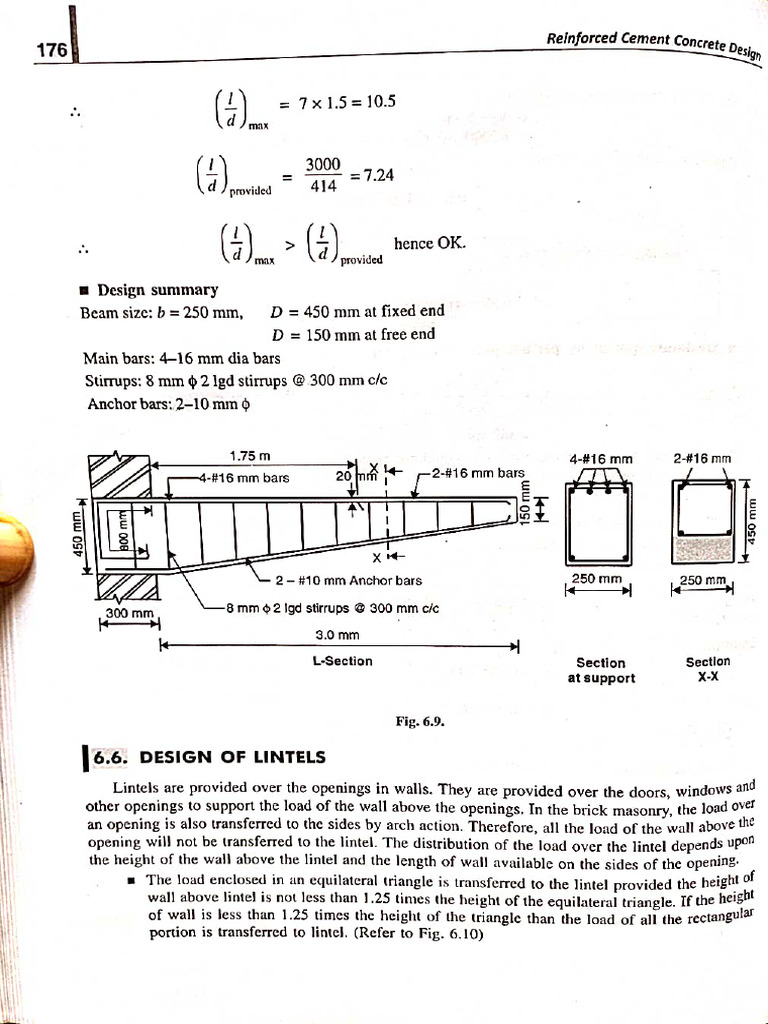 design of lintle | PDF