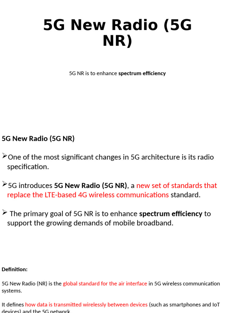5G New Radio (5G NR) & Cloud Techonlogy | PDF | Cloud Computing | 4 G