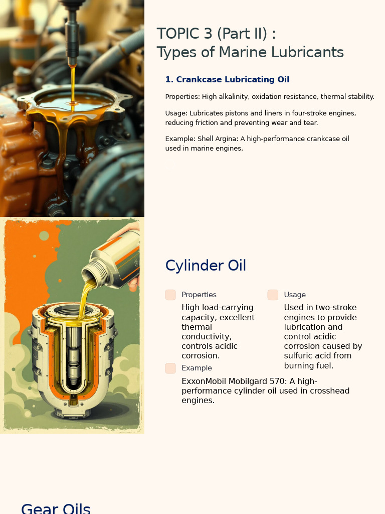 TOPIC 3A Part 2 Types of Marine Lubricants Cleaning Agents | PDF ...