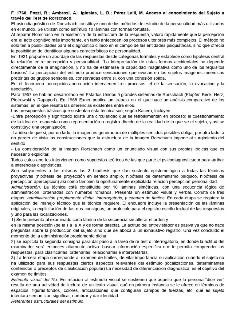 Instru 2 Segundo Parcial Algunos Textos | PDF | Percepción | Color