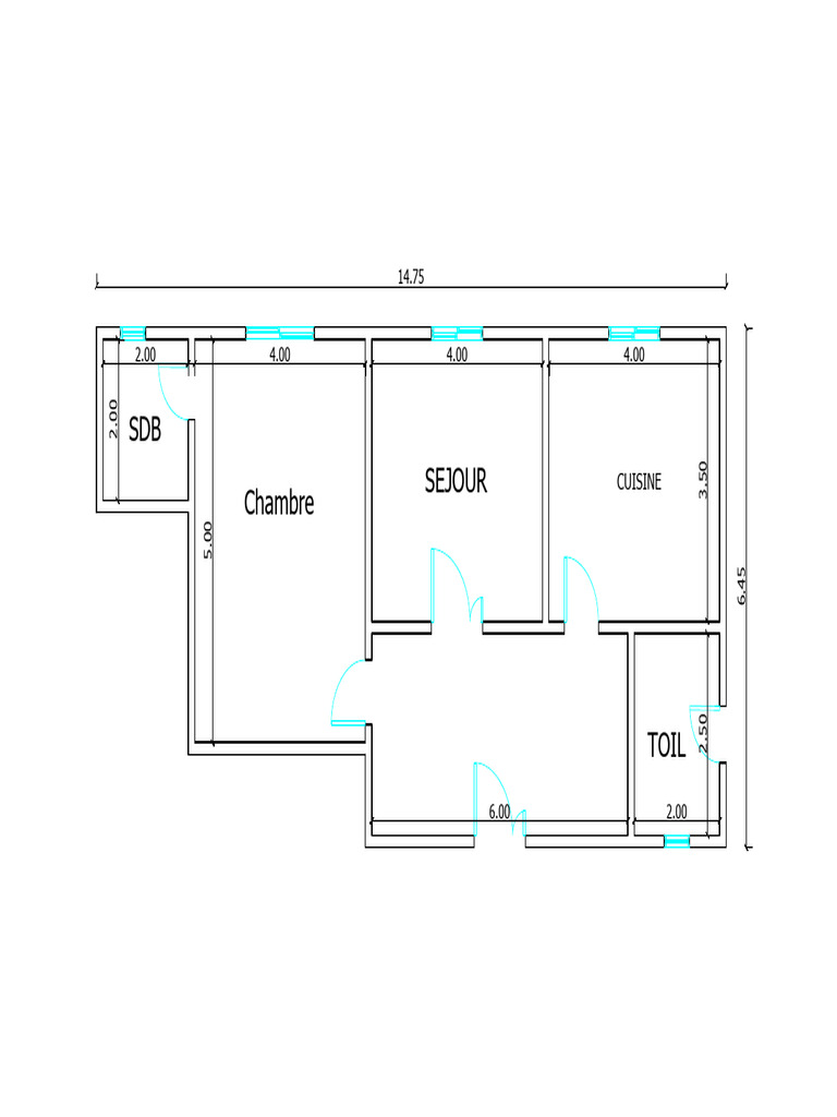 Room Dimensions and Layout Plan | PDF