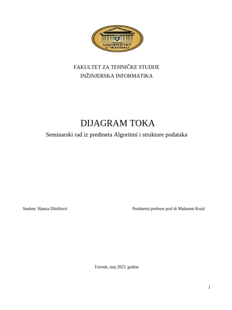 Dijagram Toka | PDF