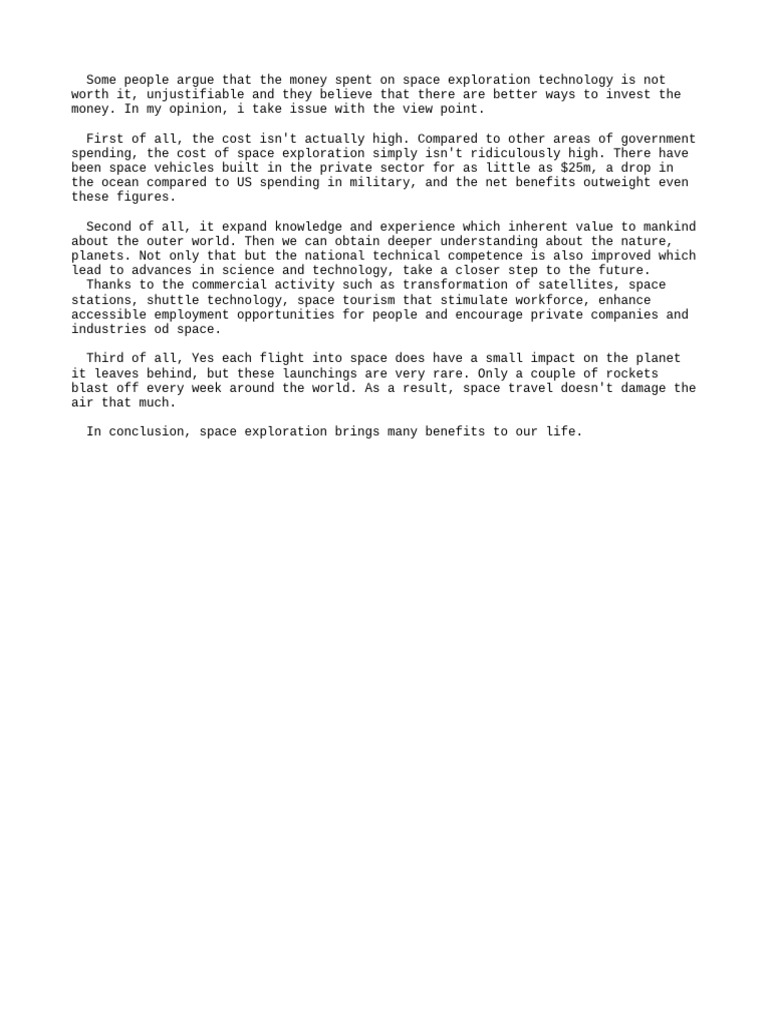 Space Exploration | PDF