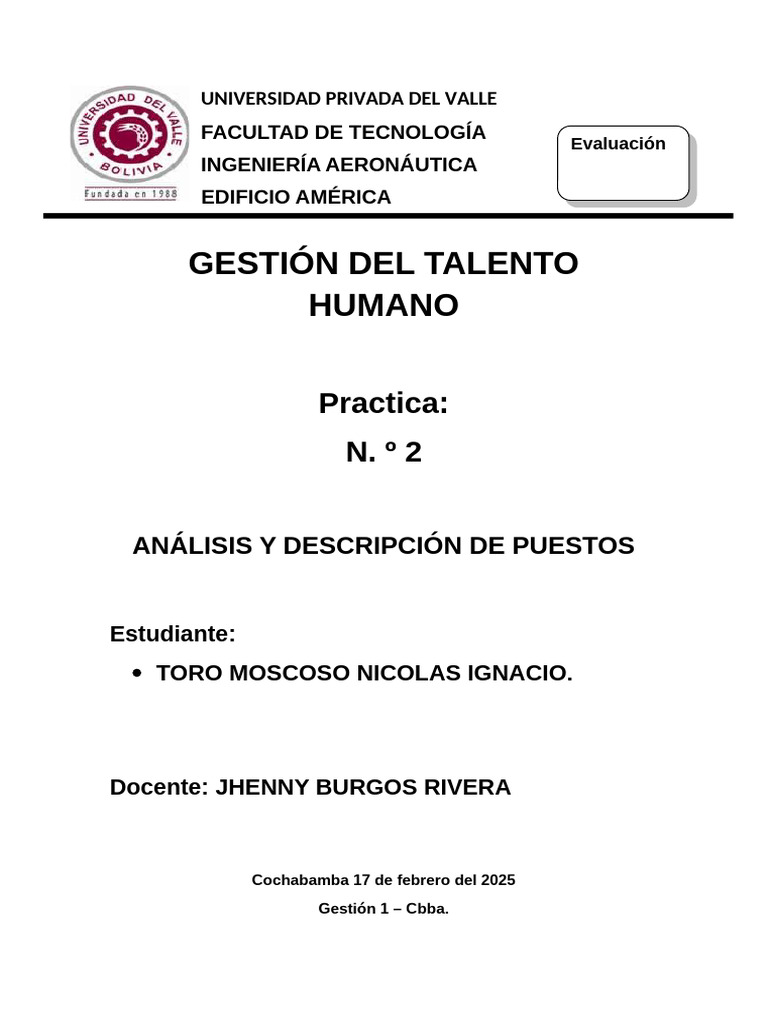 Definicion de Analisis y Descripcion. de Puestos | PDF | Gestión de recursos humanos