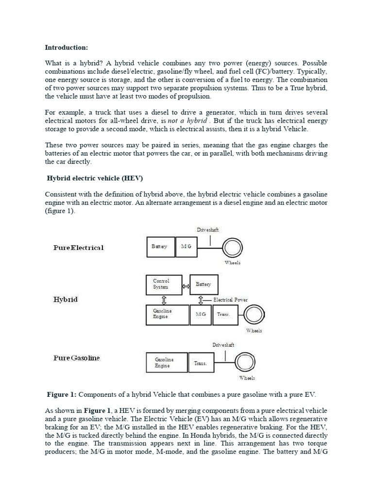 Overview of Electric and Hybrid Vehicles | PDF | Electric Vehicle ...