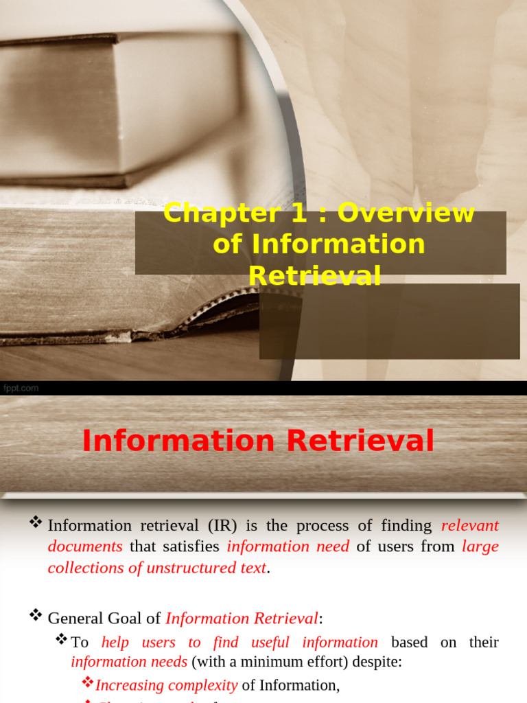 1-Overview of Information Retrieval | PDF | Information Retrieval ...