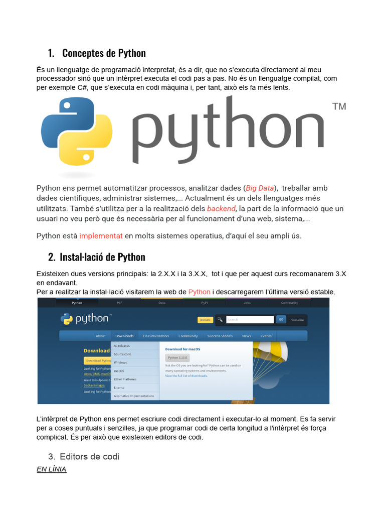Instal Lació de Python | PDF