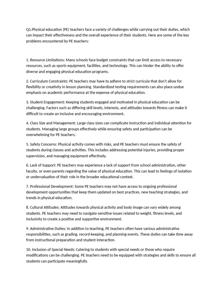 Physical educat-WPS Office | PDF | Physical Education | Communication