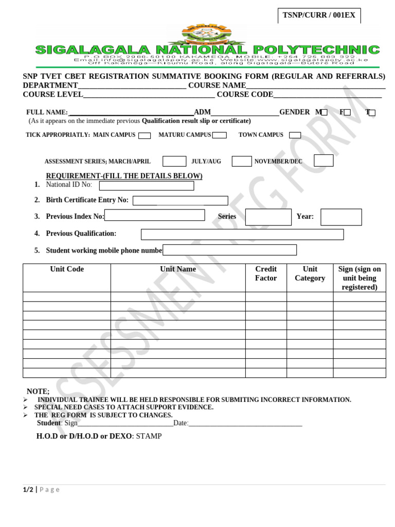 CBET Registration Form Instructions | PDF