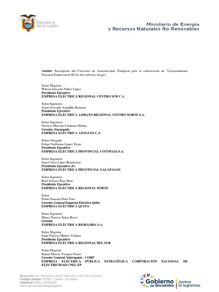 Oficio Convenio | PDF