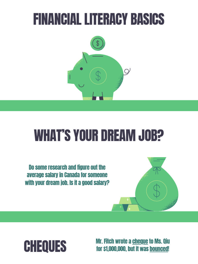 Understanding Financial Literacy Basics | PDF | Cheque | Banks