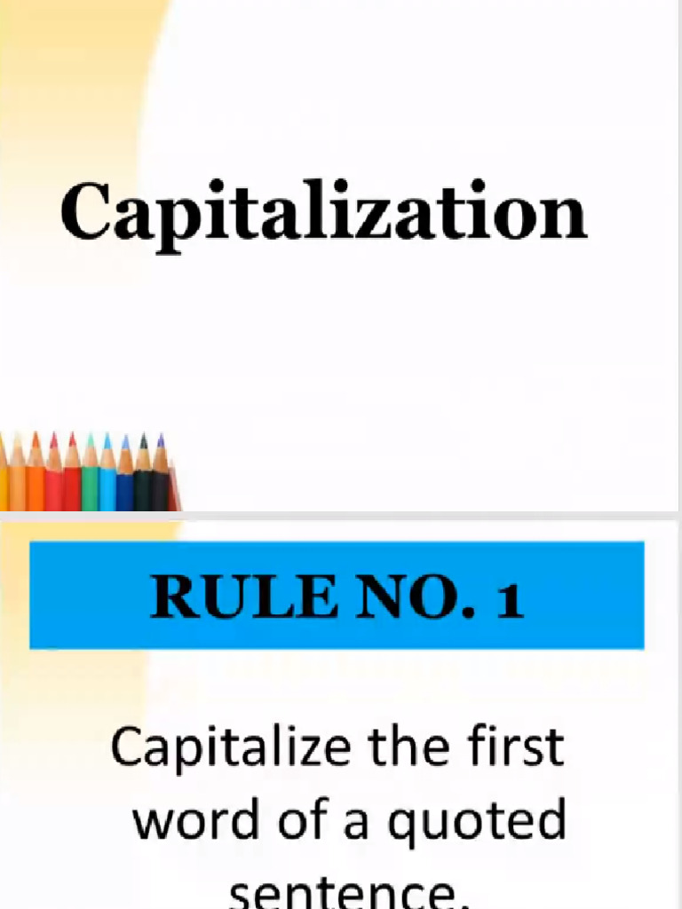 CAPITALIZATION | PDF