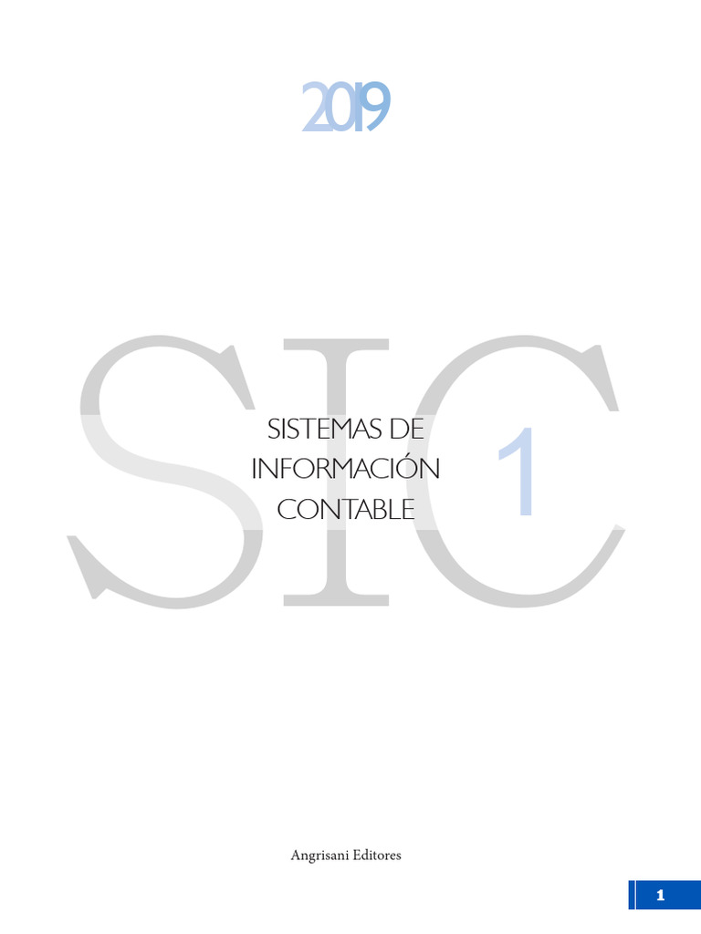 cuadernillo SIC 1 (sistema de informaci-¦n contable) | PDF | Contabilidad | Business