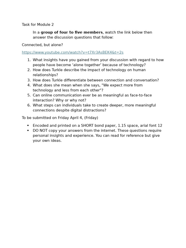 Task For Module2 | PDF