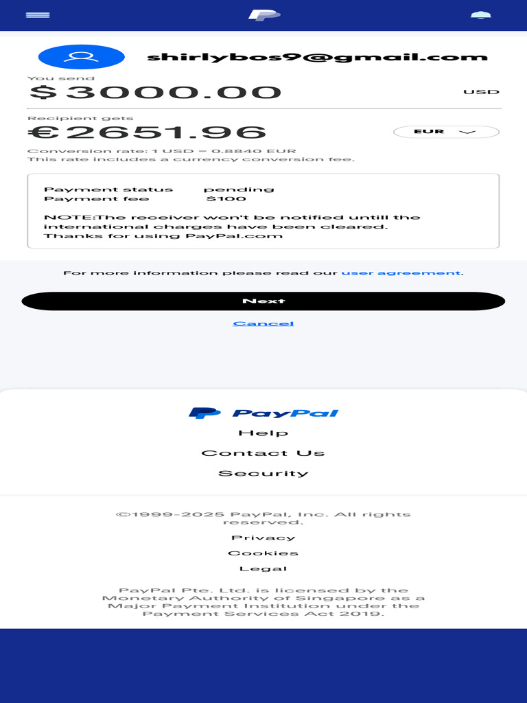PayPal Make A Payment Preview | PDF