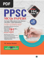 PPSC 100th Edition by Imtiaz Shahid 2024 (03015398780) | PDF | Idiom | Multiple Choice
