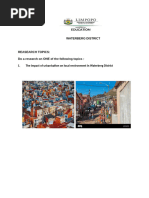 Geography - Grade - 12 - Research - Task 2024-1 | PDF | Agriculture | Data